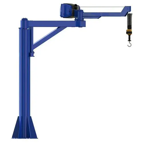 250kg Cantilever Electric Jib Crane Light Duty For Factory Maintenance Rotation Angle