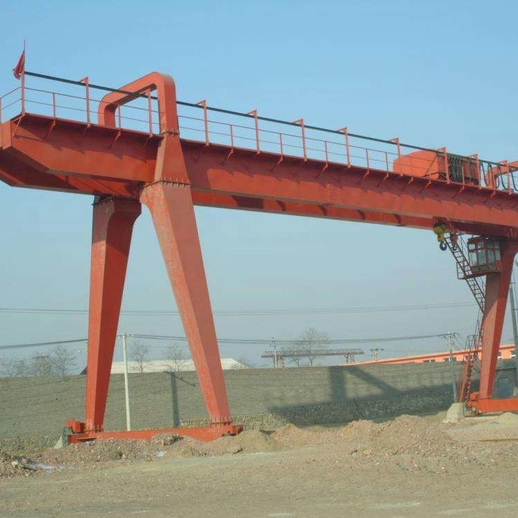 A Type Double Cantilever 20t Double Box Beam Gantry Crane For Warehouse
