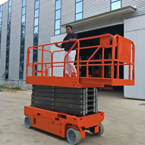 Self Propelled Electric Aerial Work Platform Boom Lift 13.8m Working Height