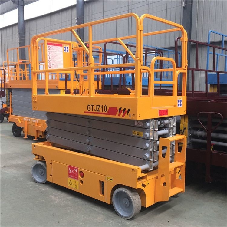 6m Self Propelled Aerial Work Platform Mobile Scissor Lift Operating ...
