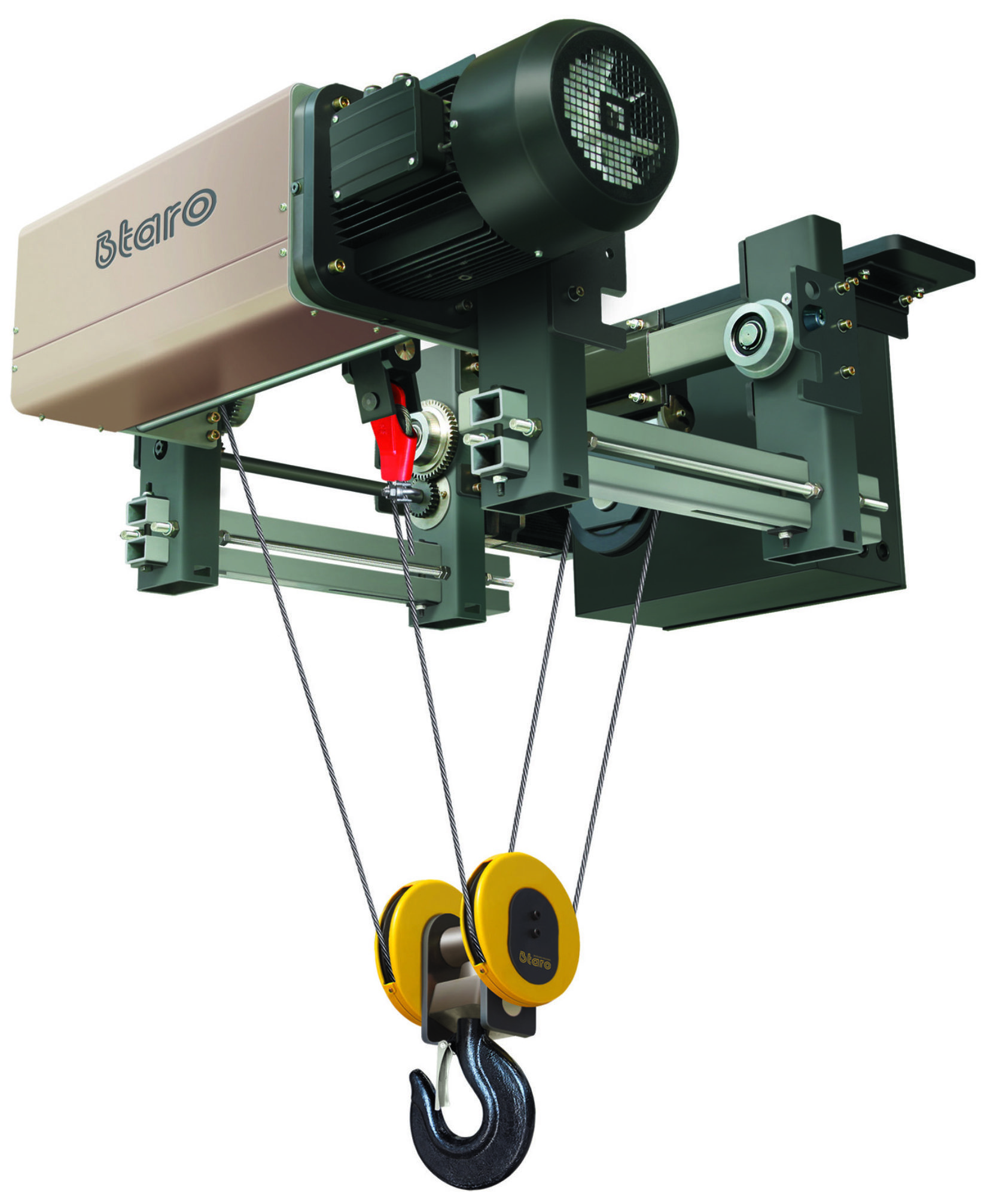 1-20 Ton Electric Wire Rope Hoist CE ISO Certification For Lifting ...