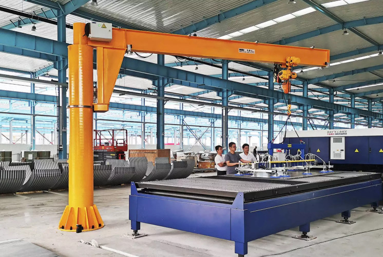 1ton Cantilever Crane/Jib Crane Manufacturers/360° rotating crane ...