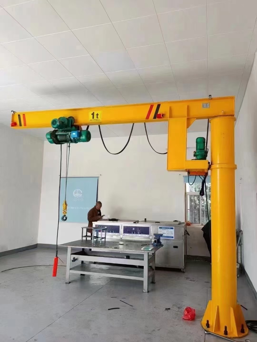 A5 Class Jib Crane Hoist for 500-1000kg Lifting Capacity and 0.8-8m/min ...