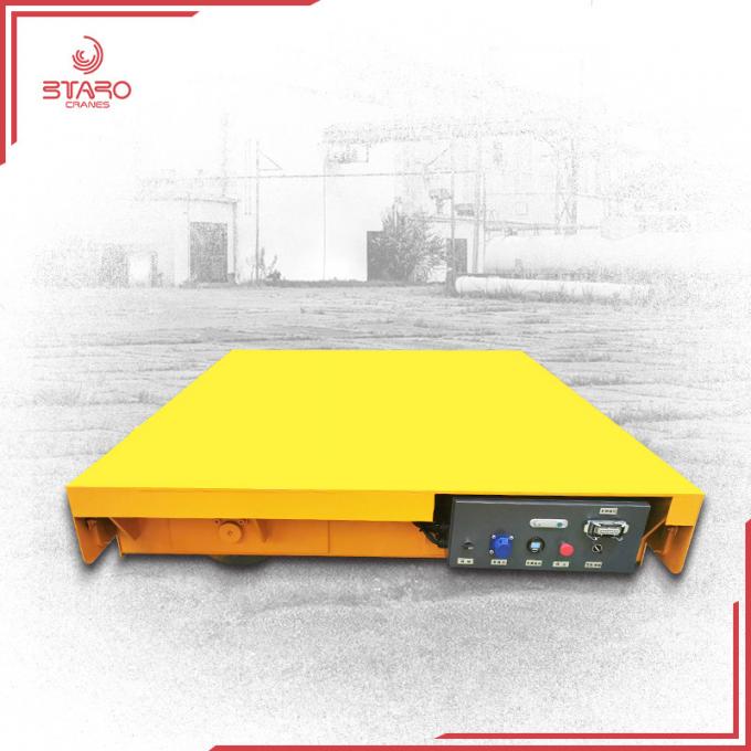 Railless Handling Flexible Turning Flat Transfer Cart Warehouse ...