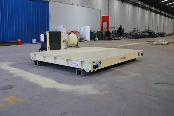 Large Mechanical Handling 25T Free Turn Trackless Transfer Cart For ...